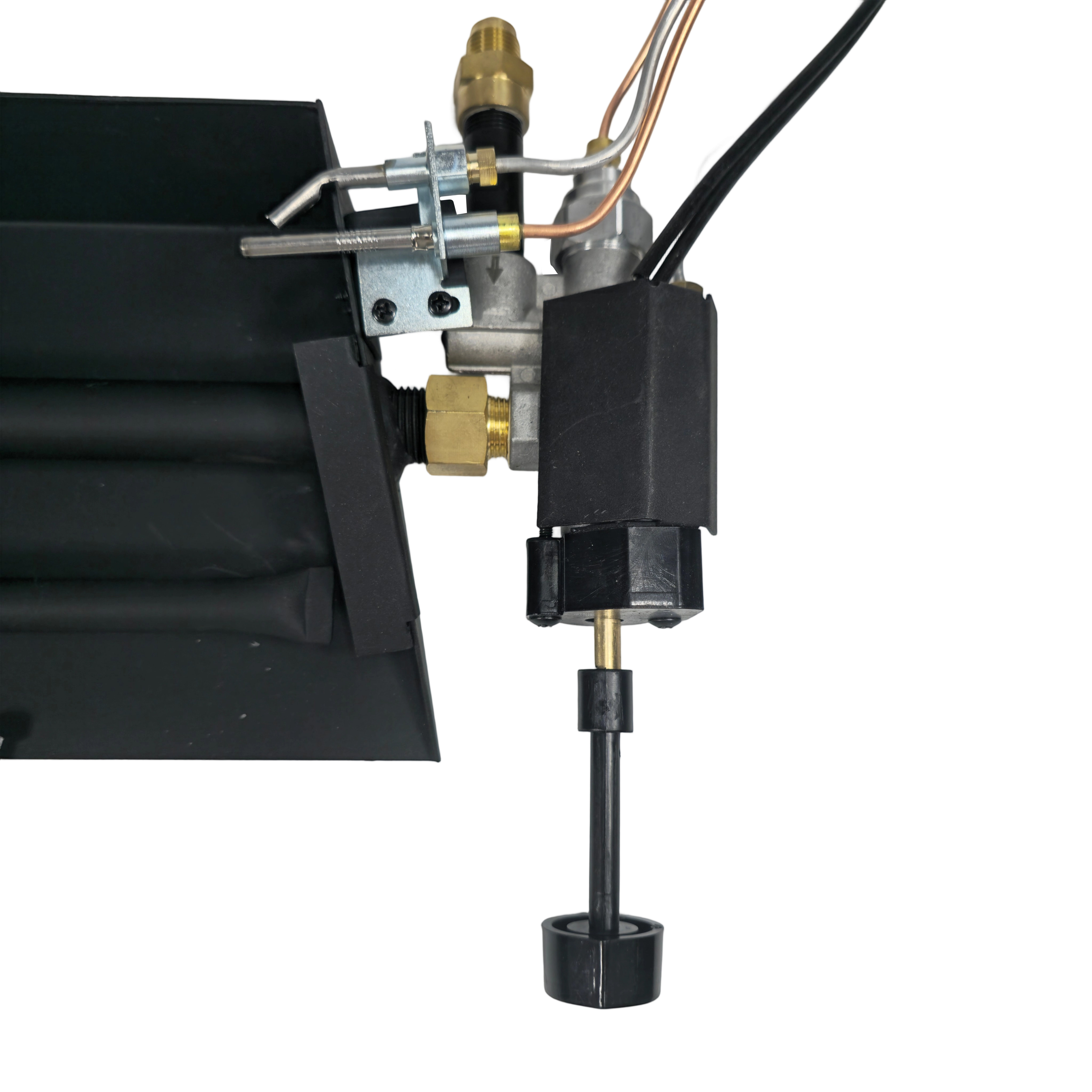 Americangaslogs 15–28 inch Vented Gas Logs Set with iron Burner Pan and ...