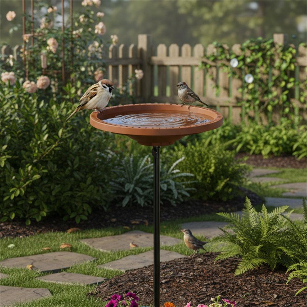 Red Barrel Studio Freestanding Bird Baths For Outdoors Heavy Duty ...