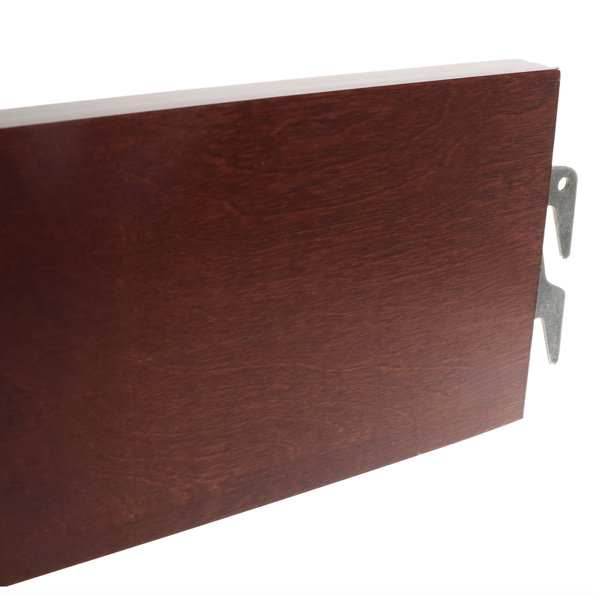 bedCLAW 82" Replacement Medium Finish Wooden Side Rails for Queen or ...