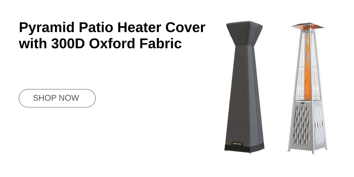 EAST OAK Pyramid Patio Heater Covers with 300D Oxford Fabric | Wayfair