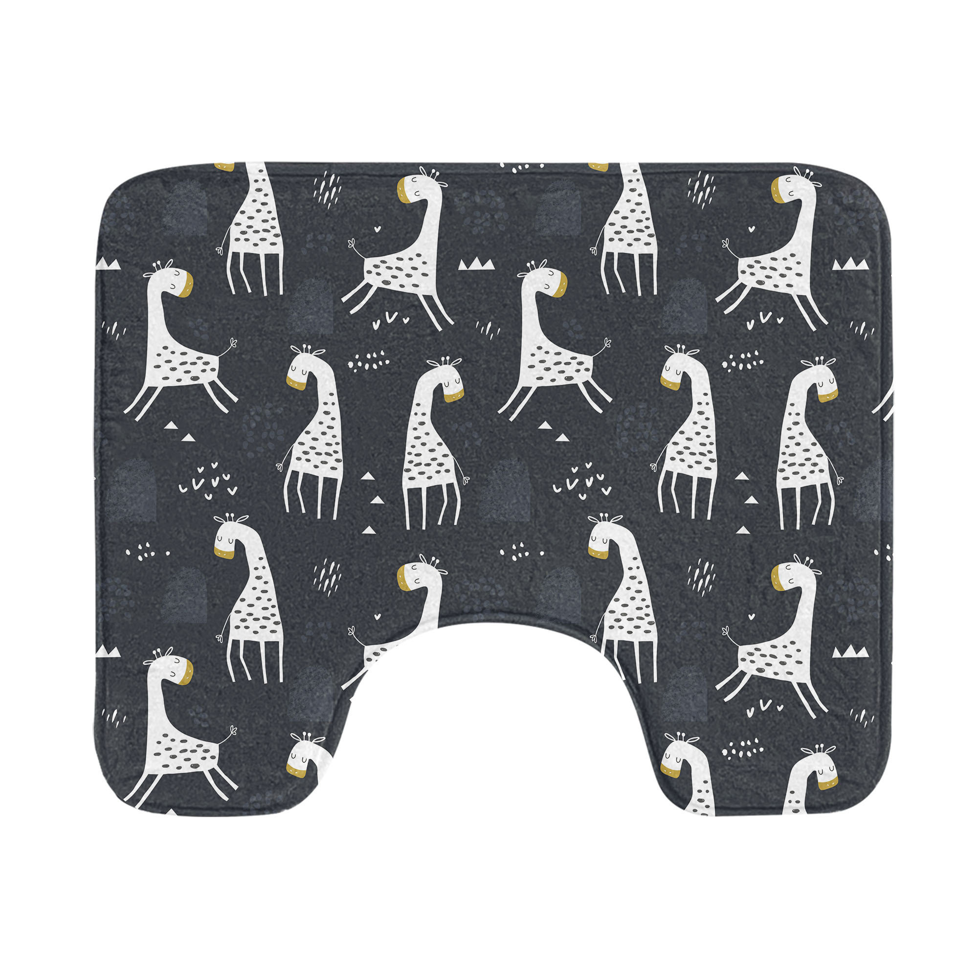 East Urban Home Scandinavian Toilet Mat U-Shape Bathroom Rug 20 ...
