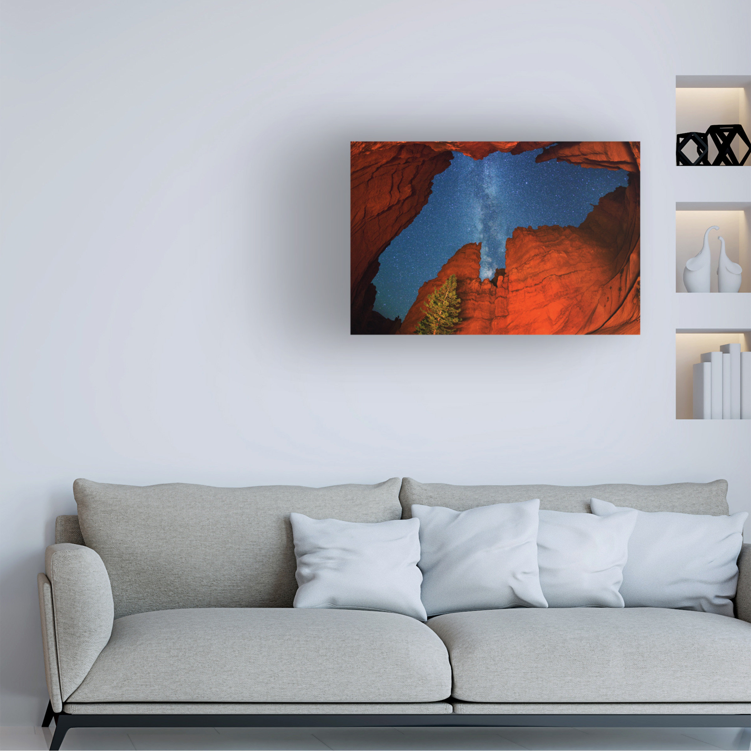 Union Rustic Wrapped Canvas Wall Art - Royce Bair 'Sedimentary Rock ...