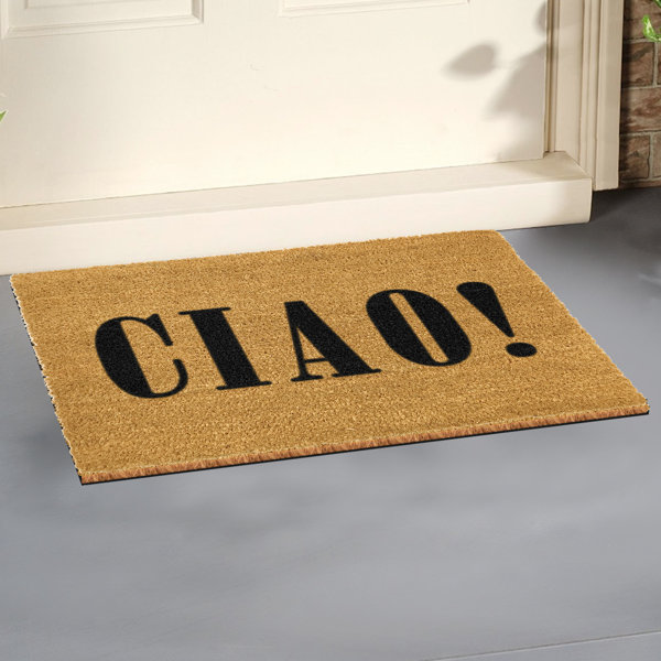 Happy Larry Noe Ciao Doormat | Wayfair.co.uk