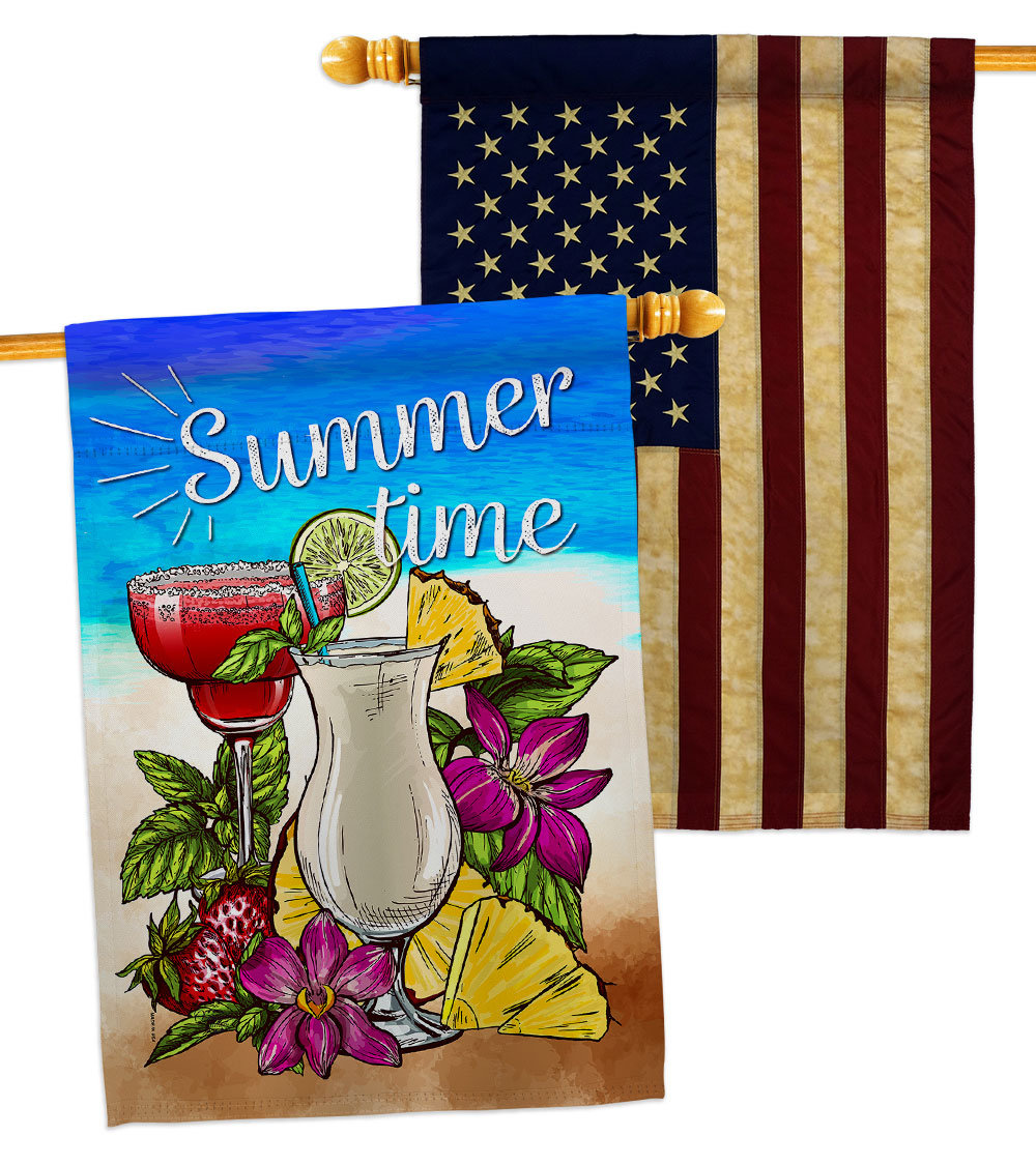 Ornament Collection 2-Sided Polyester 40 x 28 House Flag | Wayfair