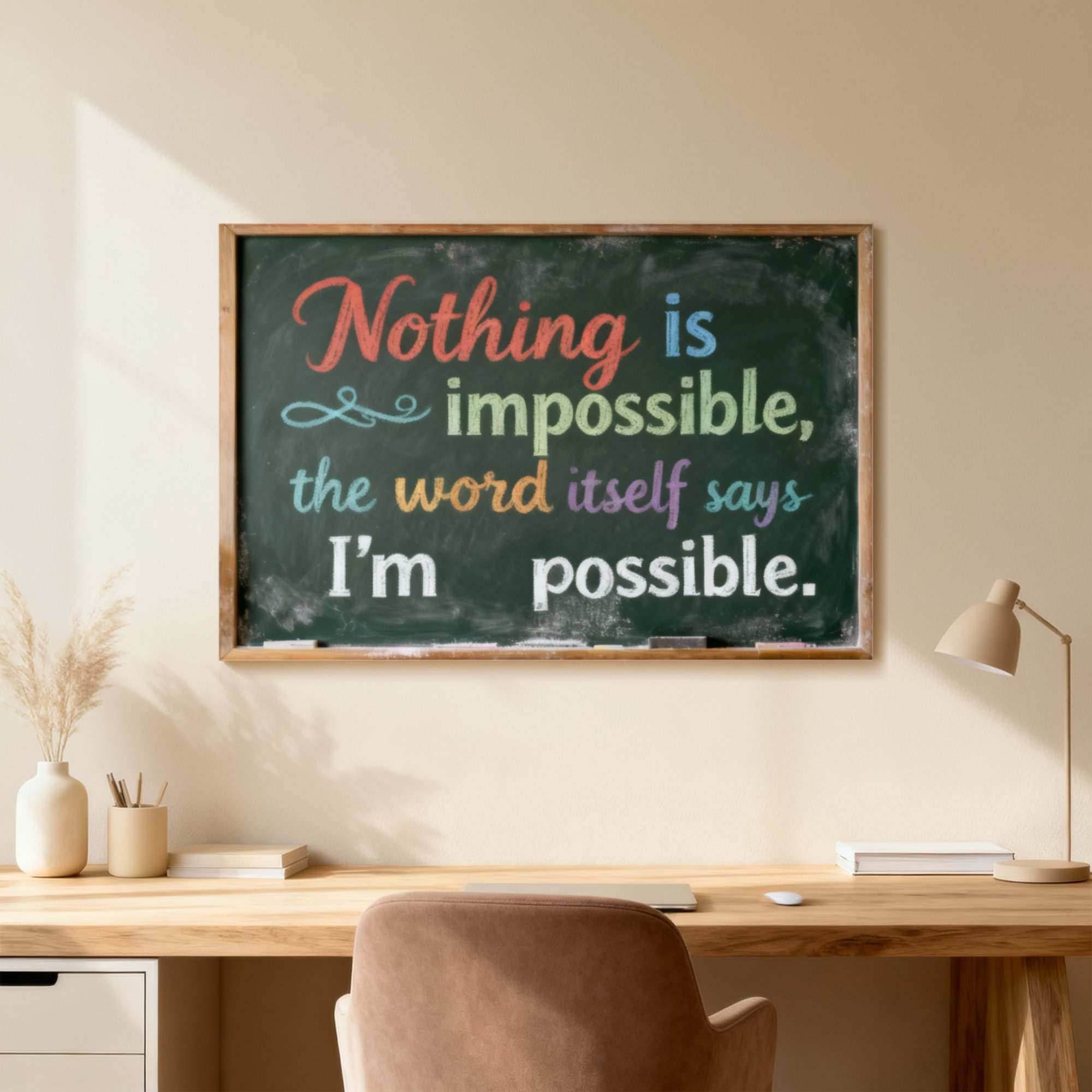 Ophelia & Co. Nothing Is Impossible The Word Itself Says I'm Possible ...