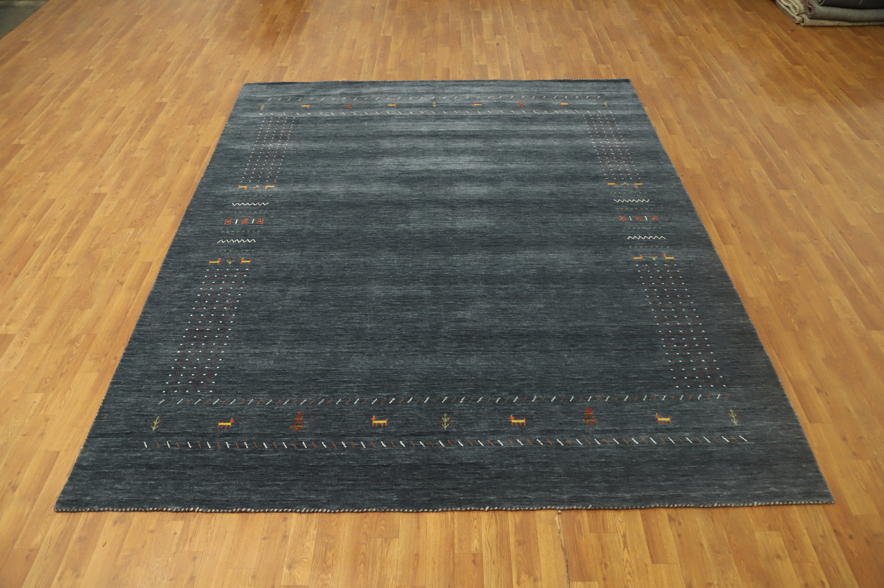 Bungalow Rose Tribal Gabbeh Style Handmade Area Rug 8x10 | Wayfair