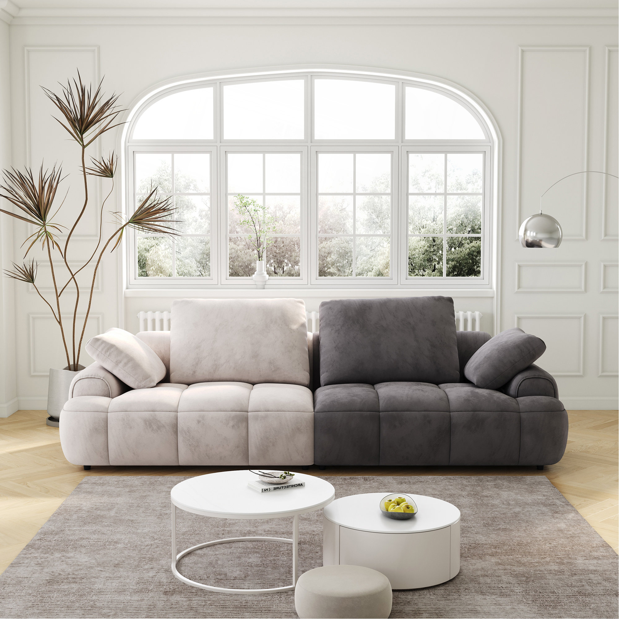 Latitude Run® Comfortable And Stylish Sofa With Thickened High-Quality ...