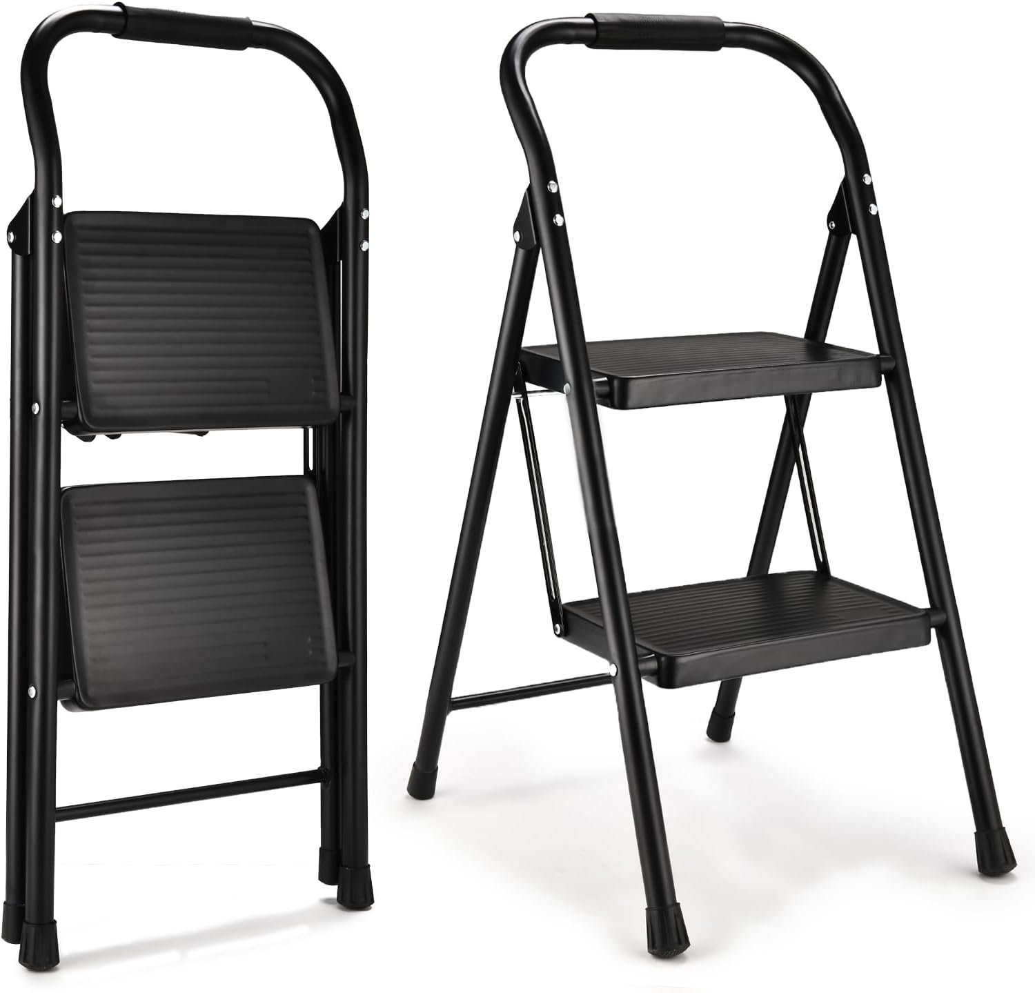 WFX Utility™ Step Stool For Adults,2 Step Ladder Folding 330Lbs Anti ...