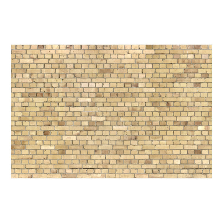 East Urban Home Bricks 1.9m x 2.88m Textured Matt Peel & Stick Wall ...