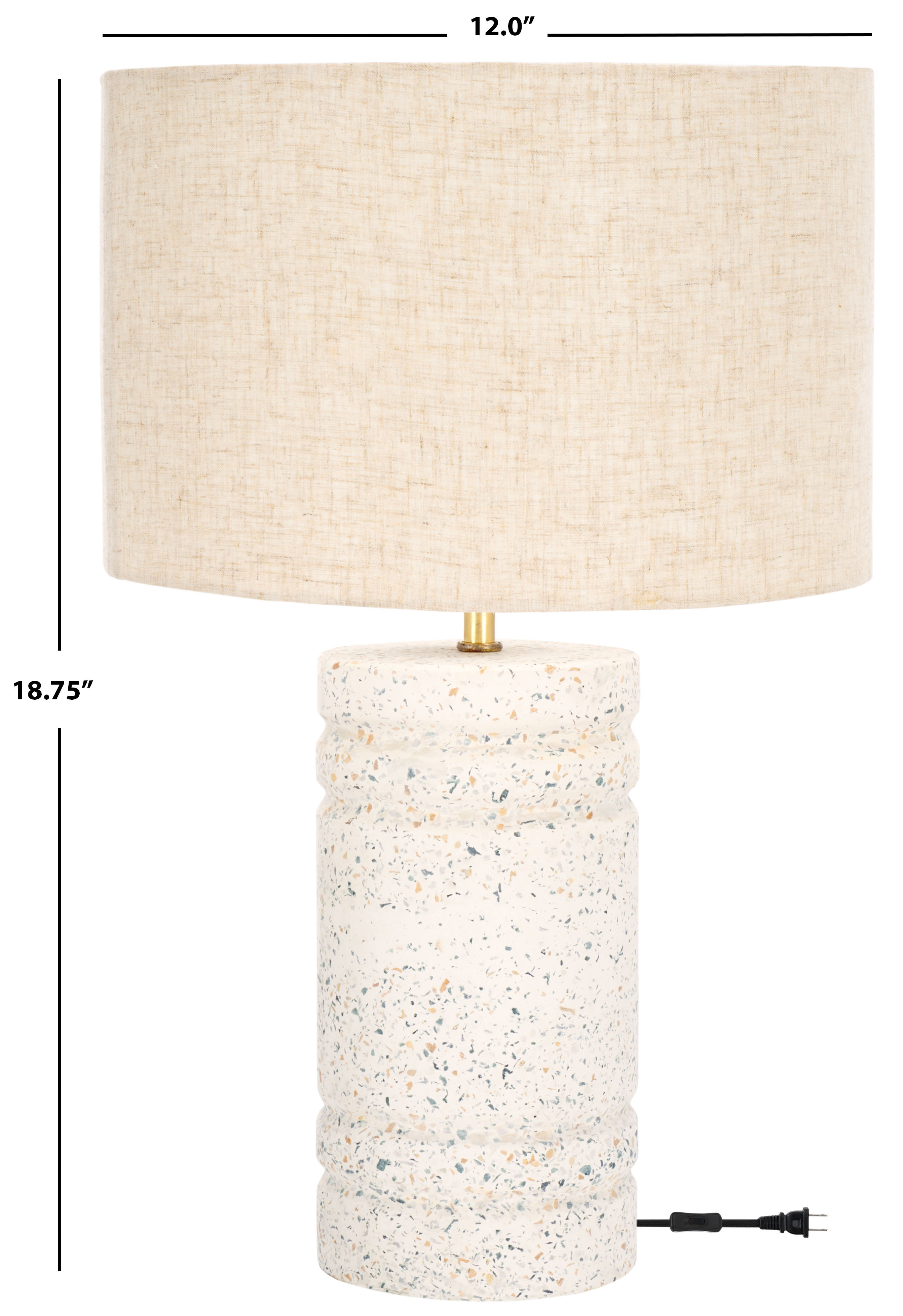 Mercer41 Trenda 19 inch Terrazzo Table Lamp | Wayfair
