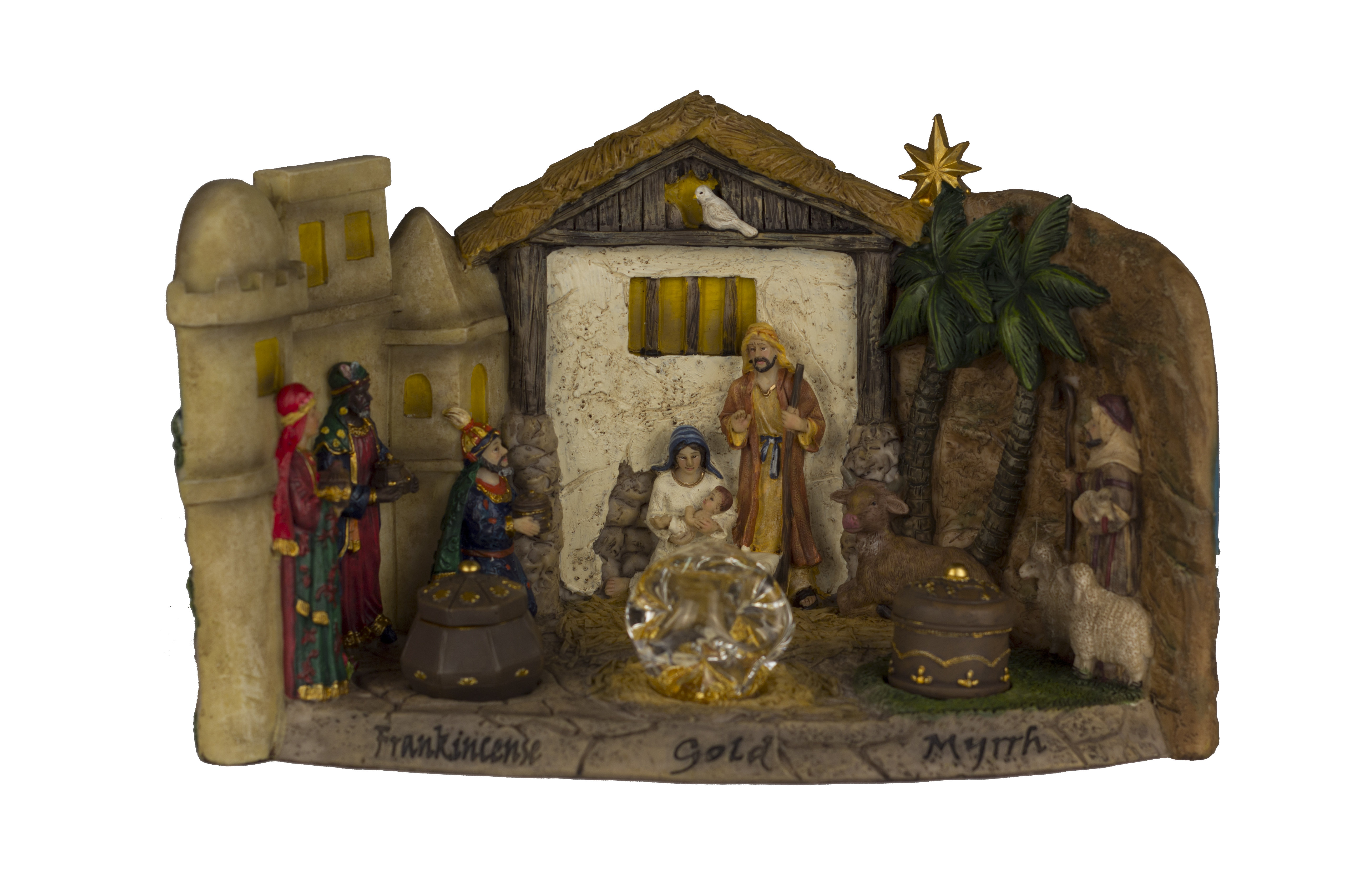 The Holiday Aisle® Panoramic Nativity Scene | Wayfair