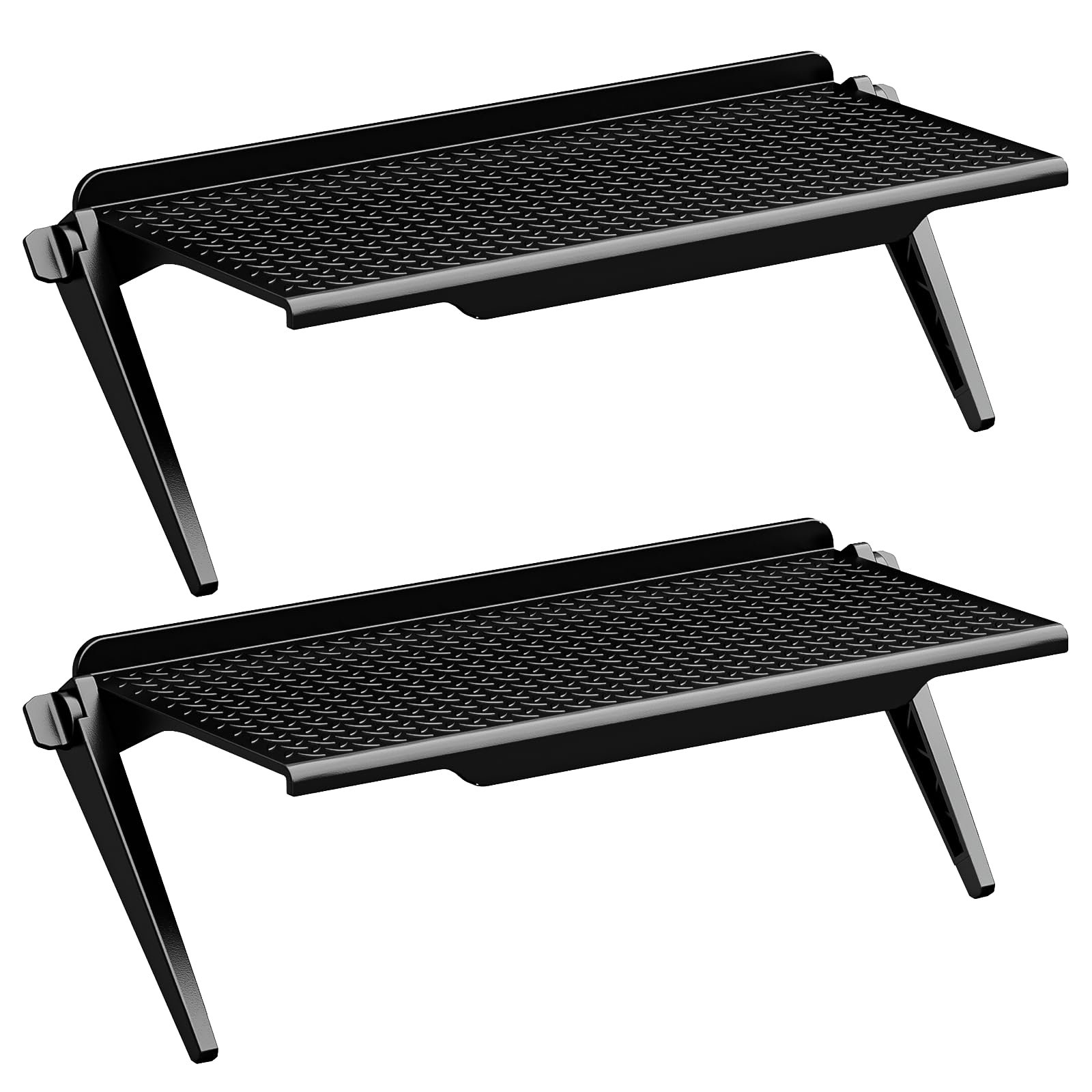 TUHOME FURNITURE LLC 12 Inch Adjustable Monitor Top Stand For Cable Box ...