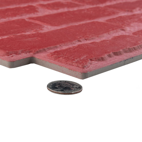 Merola Tile Manhattan 12" x 21" Porcelain Brick Look Wall Tile | Wayfair