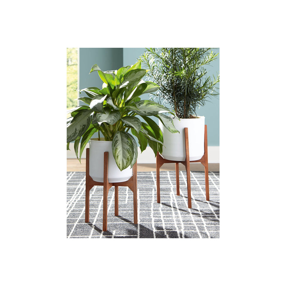 George Oliver Bariah 2-Piece Pot Planter Set & Reviews | Wayfair
