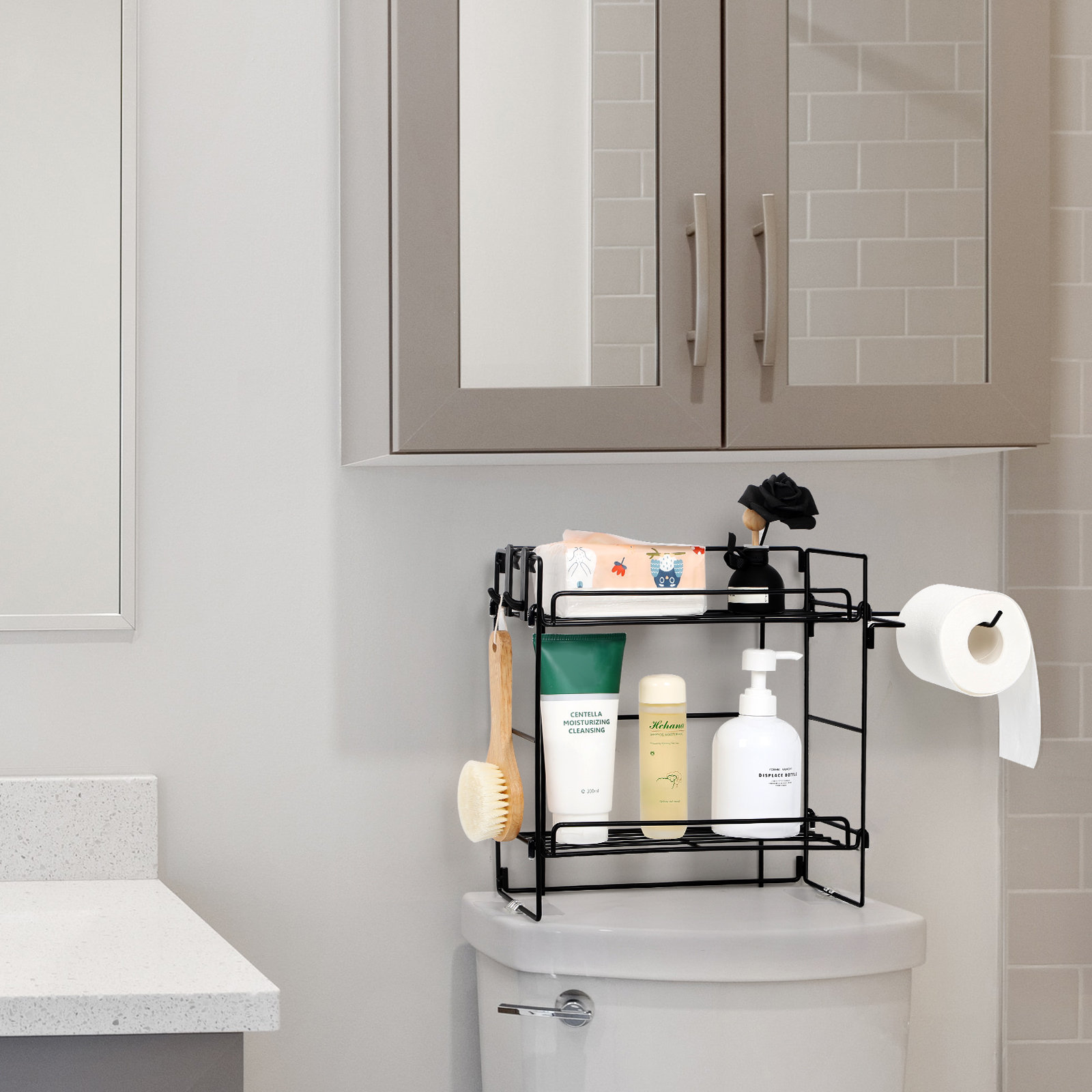 Rebrilliant Kathy Metal Freestanding Over The Toilet Storage - Wayfair ...