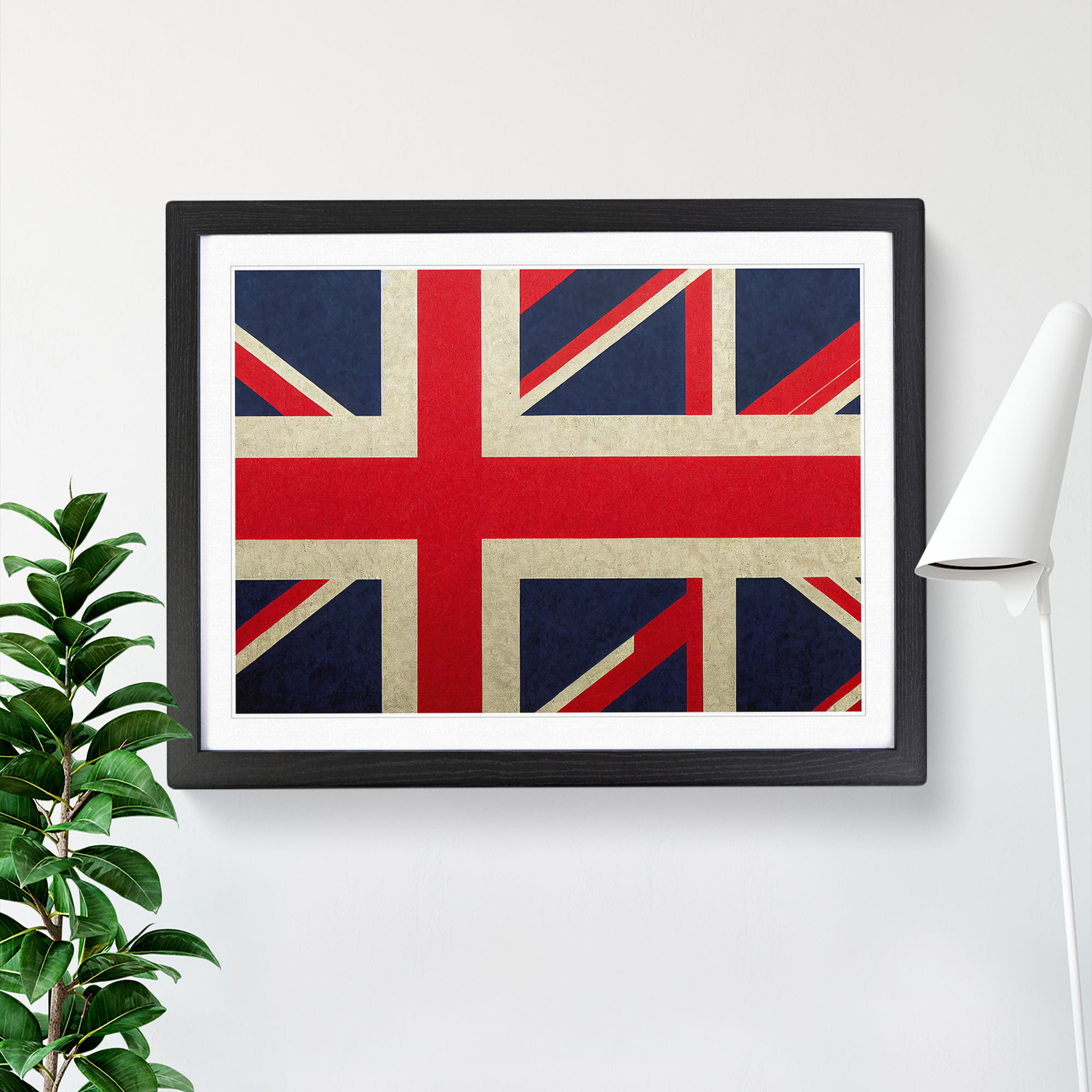 LoftDesigns Abstract Union Jack Flag Vol.2 - Picture Frame Graphic Art ...