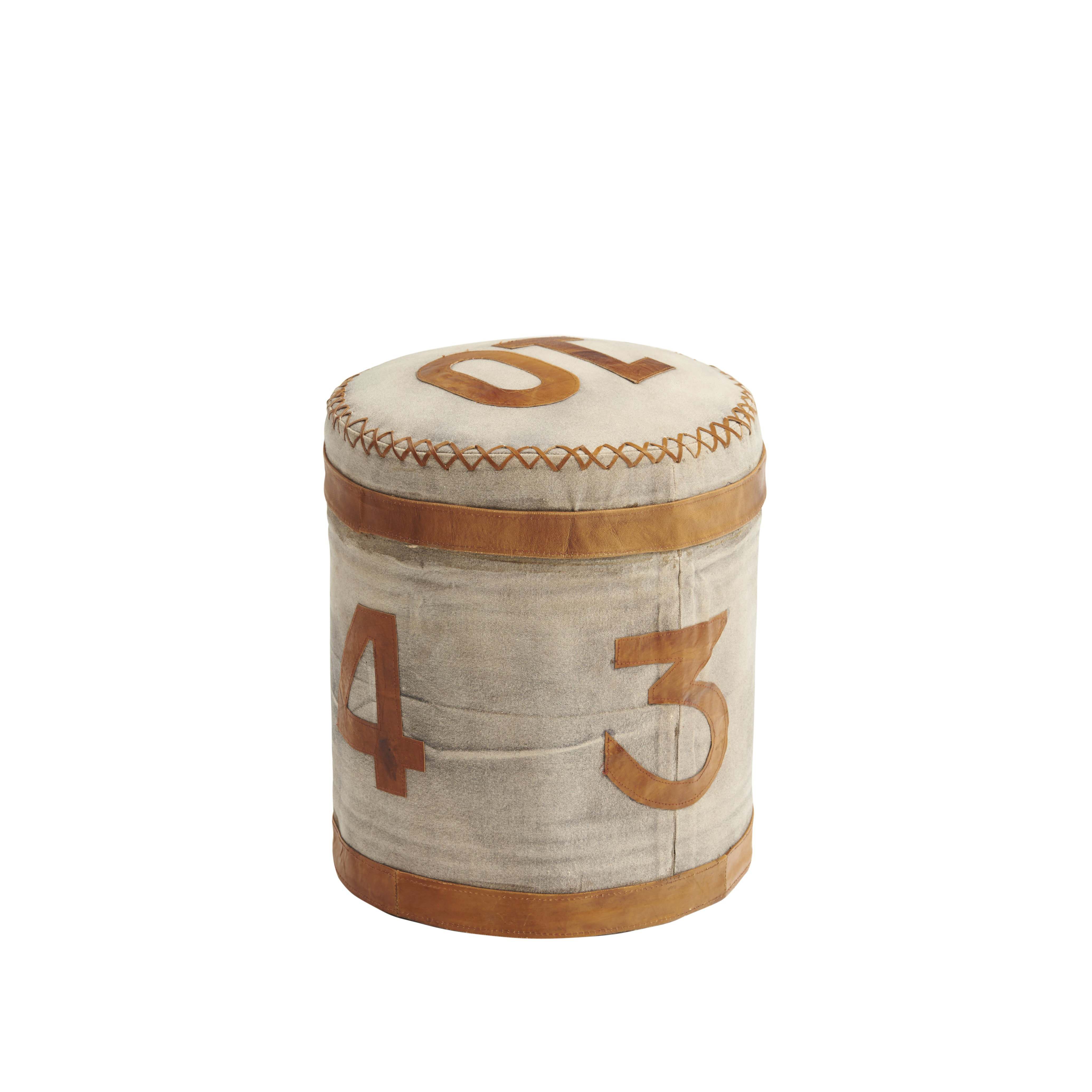 Union Rustic Leather Pouffe | Wayfair.ie