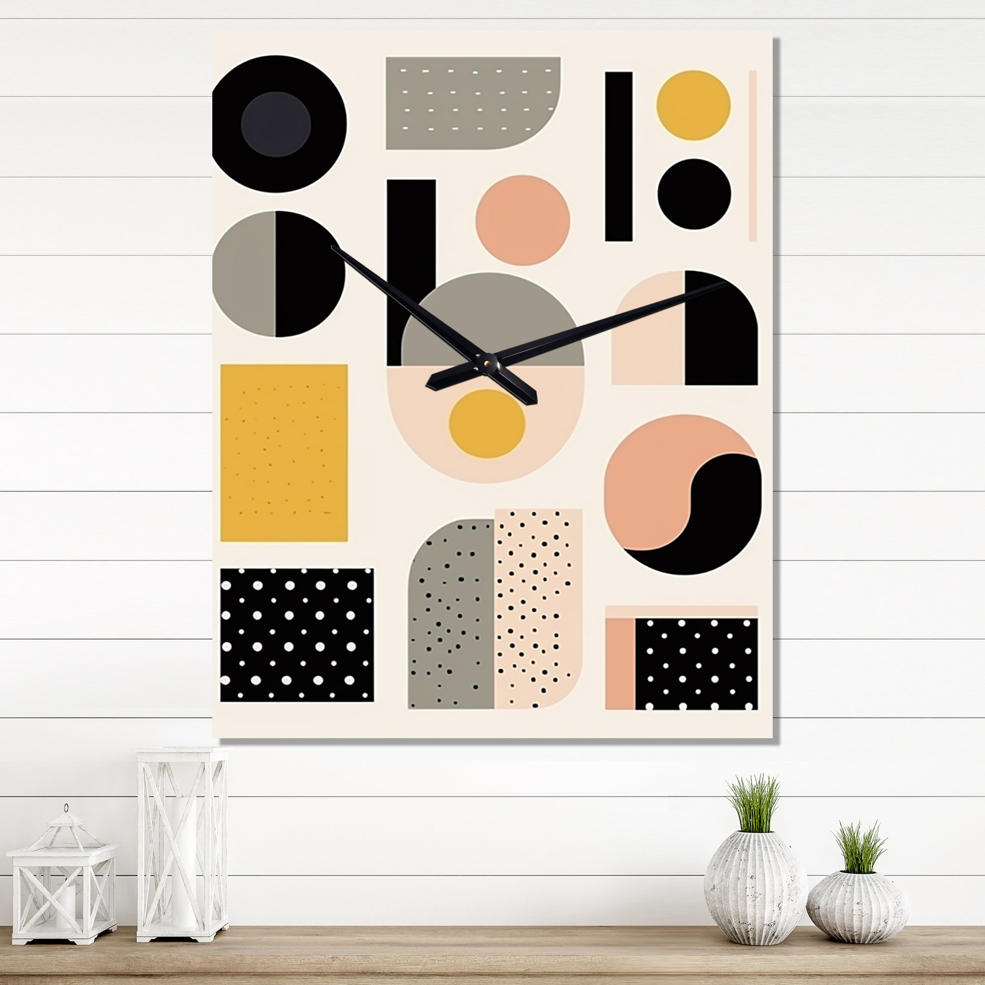 DesignArt Dimensional Abstract Geometrics Retro Pastel - Abstract ...