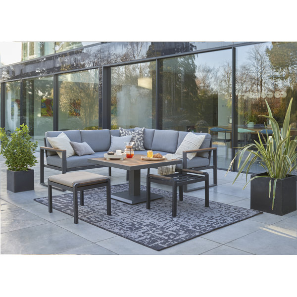 Brayden Studio Bein - Beeston Mini Corner Set with Cushions | Wayfair.co.uk