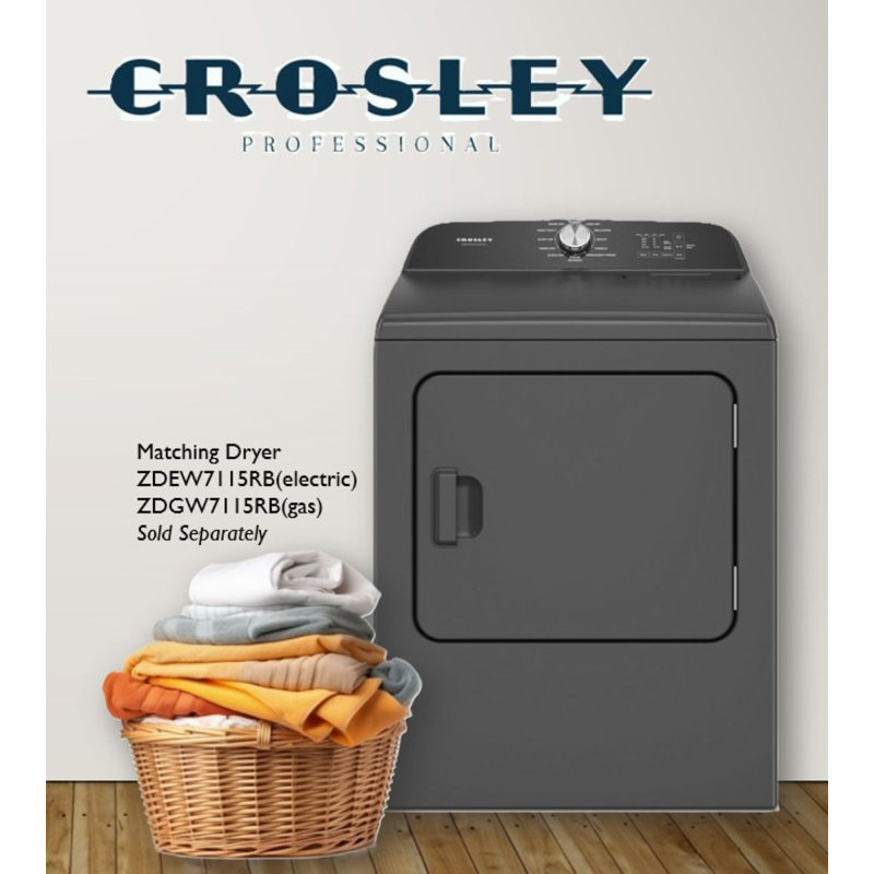 Crosley Professional 5.3 Cu. Ft. Top-load Washing Machine | Wayfair
