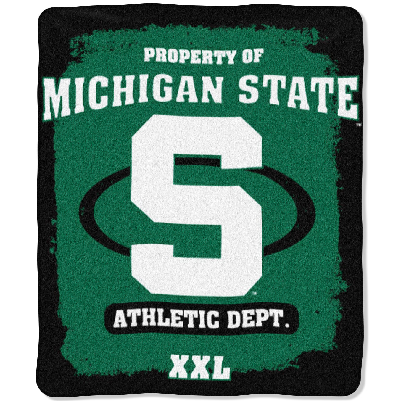 Northwest Co. College Micro Raschel Throw - Michigan State | Wayfair