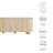 Modway Overture 63” Oval Faux Travertine TV Stand In Travertine | Wayfair