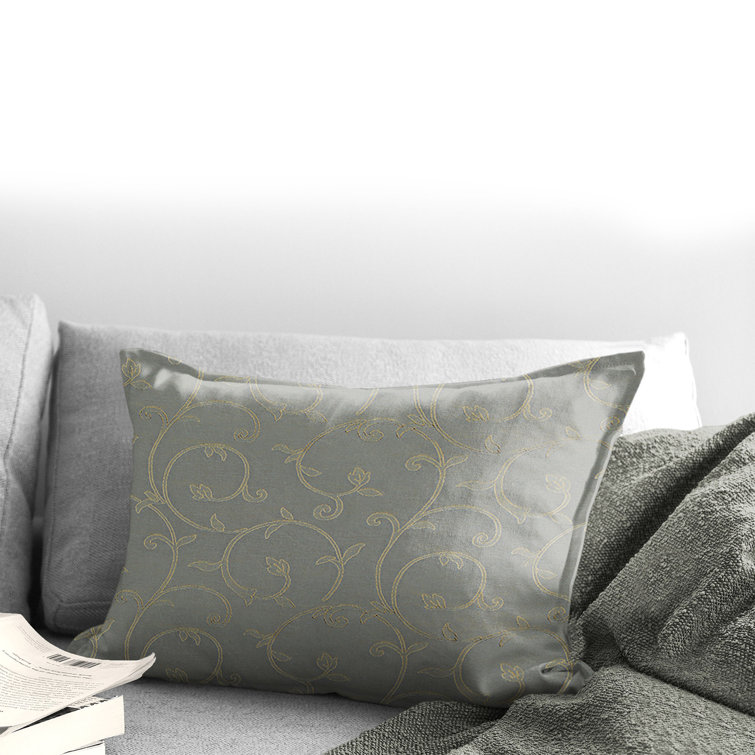 The Tailor's Bed Mallory Cotton Blend Lumbar Rectangular Pillow Cover ...