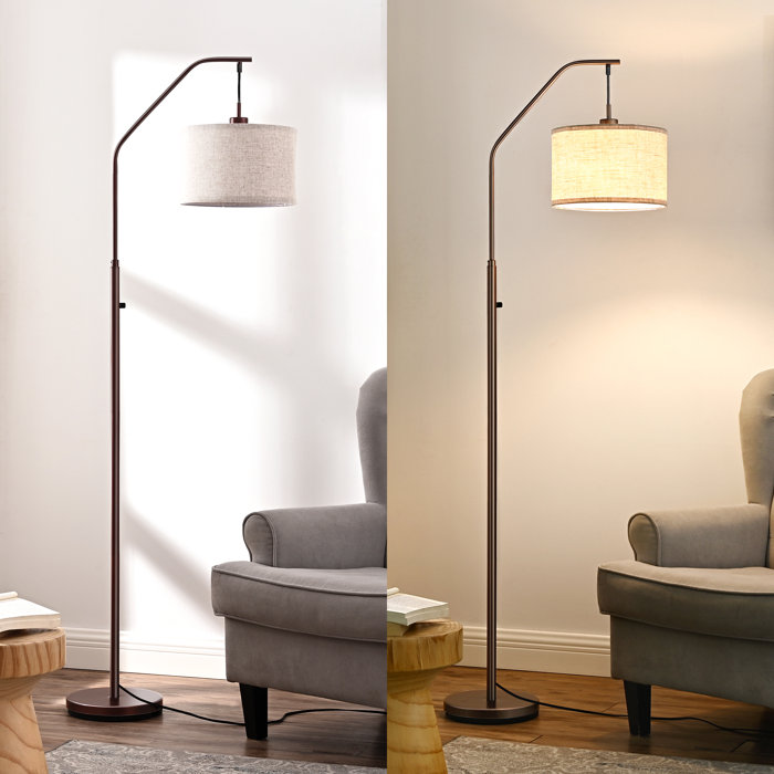 George Oliver Mccurry 68" Arched Dimmable Floor Lamp & Reviews | Wayfair