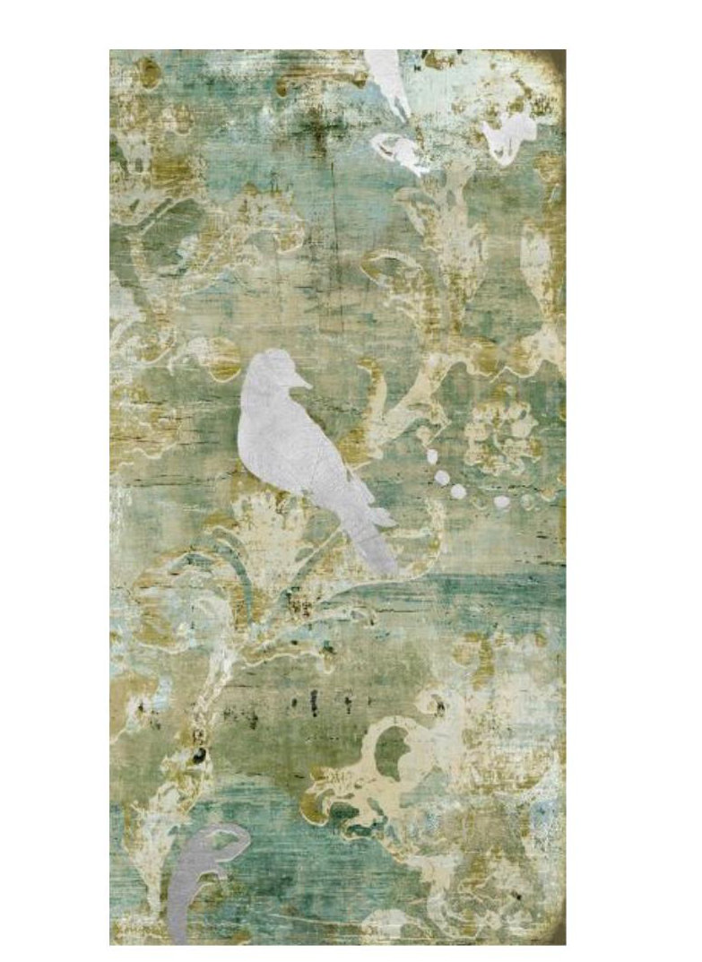 Chelsea Art Studio Bird Panel Spa II by Sofia Fox - Wrapped Canvas ...