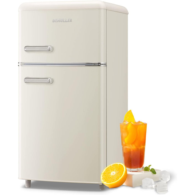 DEMULLER 3.5 Cubic Feet Mini Fridge with Freezer & Reviews | Wayfair