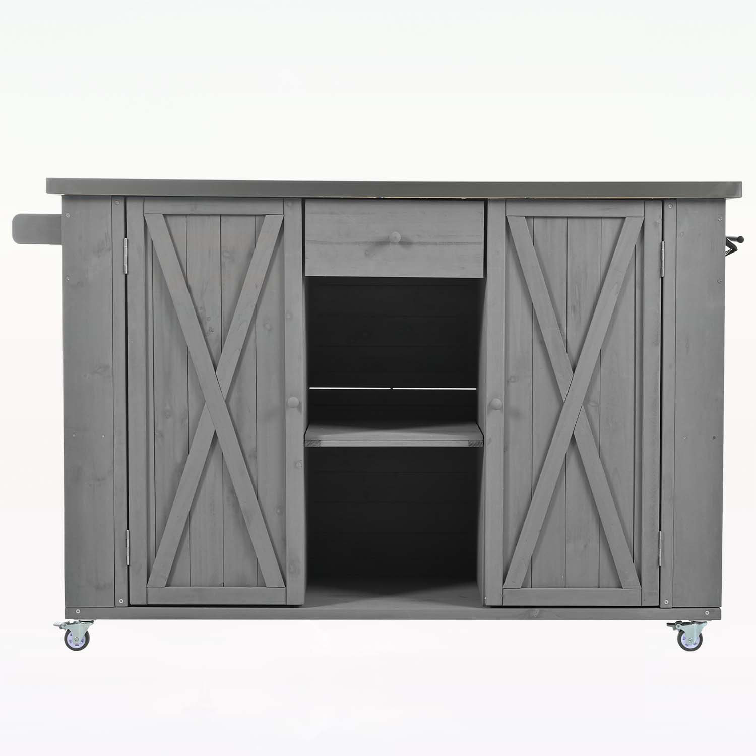 Gracie Oaks Outstanding Outdoor Kitchen Island with Versatile Functions ...