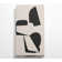 Ivy Bronx Cataleyah Abstract Black Shapes on Beige - Wrapped Canvas Art ...