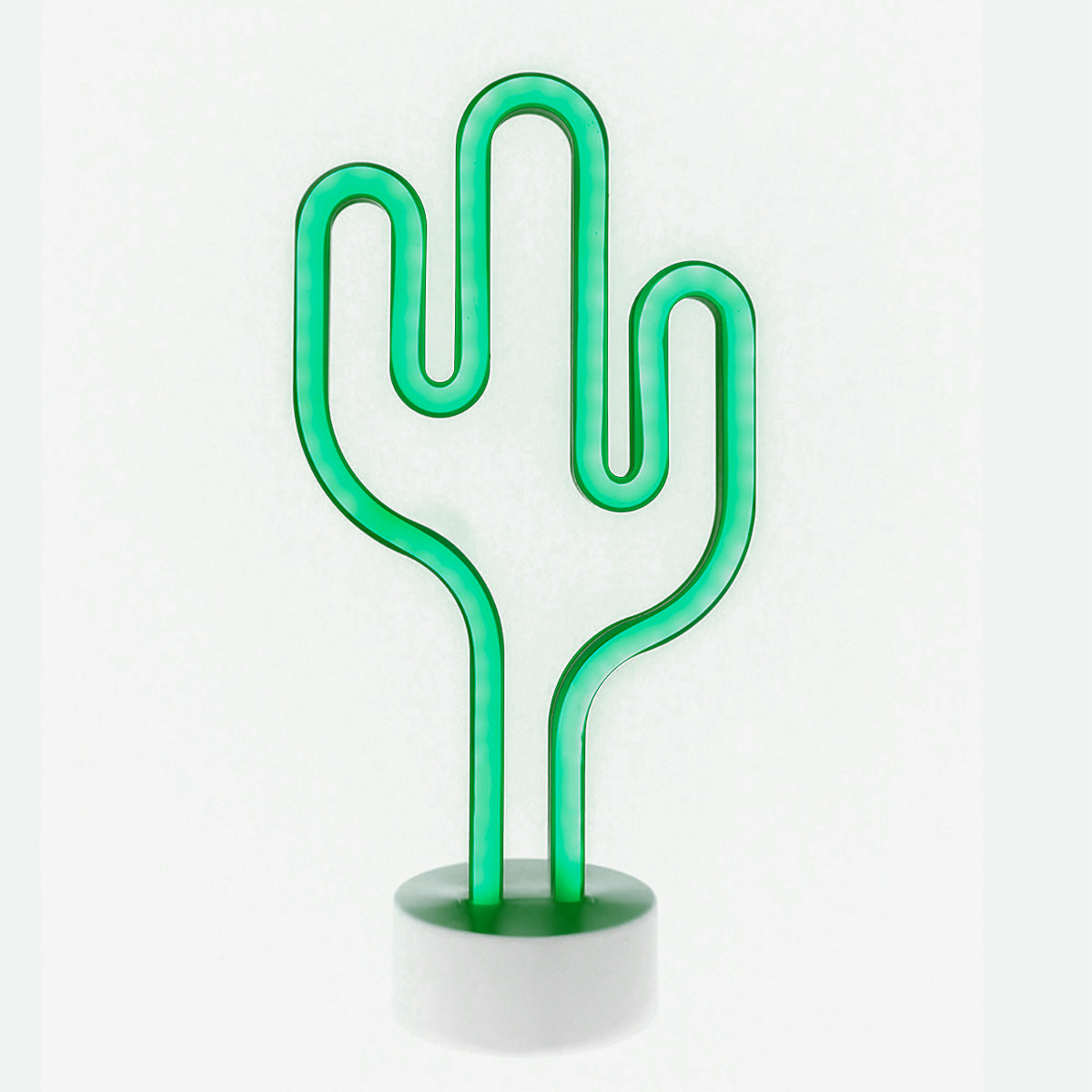 Neon Knight Glowing Cactus 10.83" LED Floral Neon Sign - Wayfair Canada