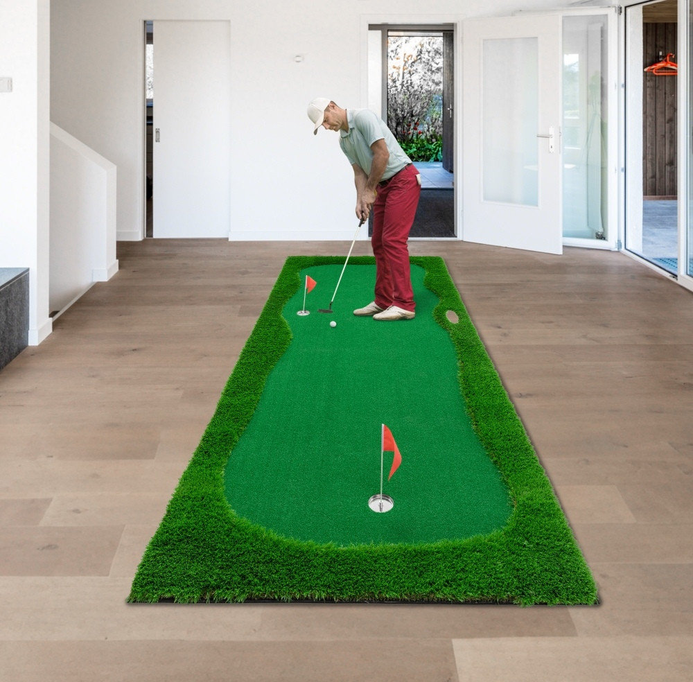 IRHOMA Premium 12x5 FT Golf Putting Green - High-quality Turf Training ...