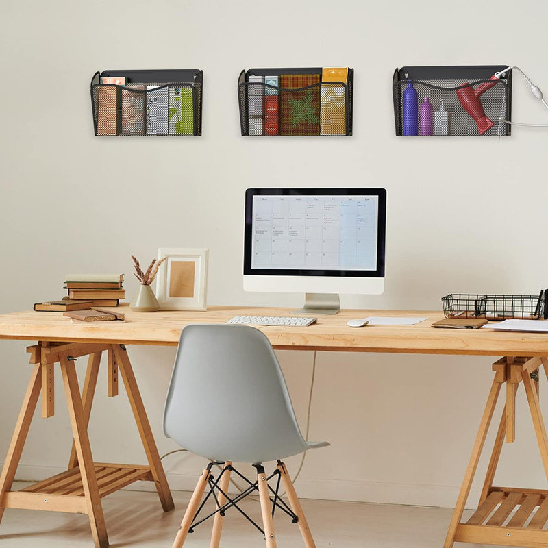 Rebrilliant Mesh Hanging File Organizer, Home Office Organization and ...