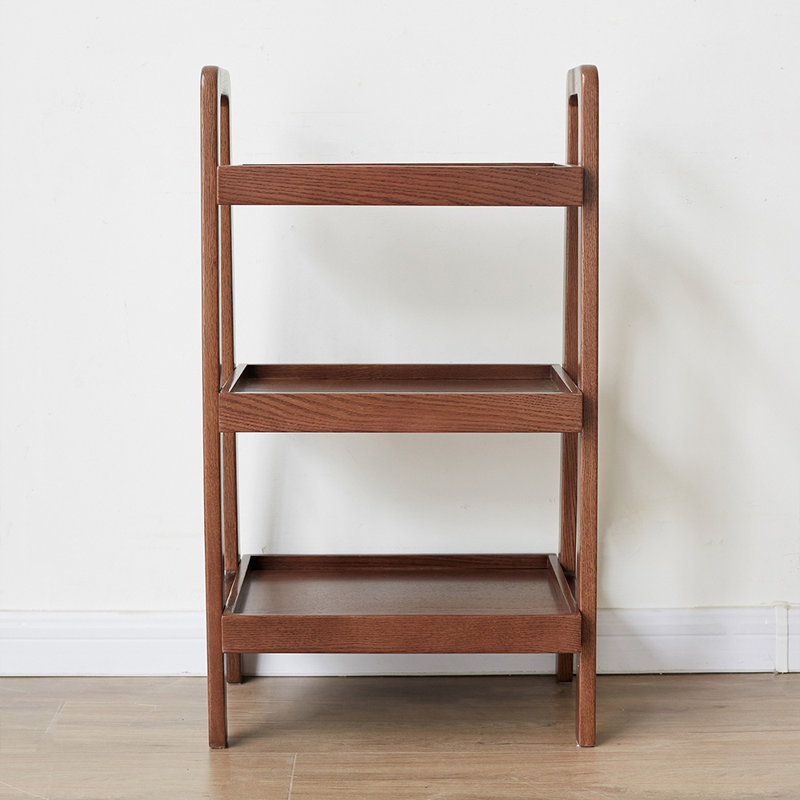 Rebrilliant Macaden 17.72'' W Solid Wood Shelving Unit | Wayfair