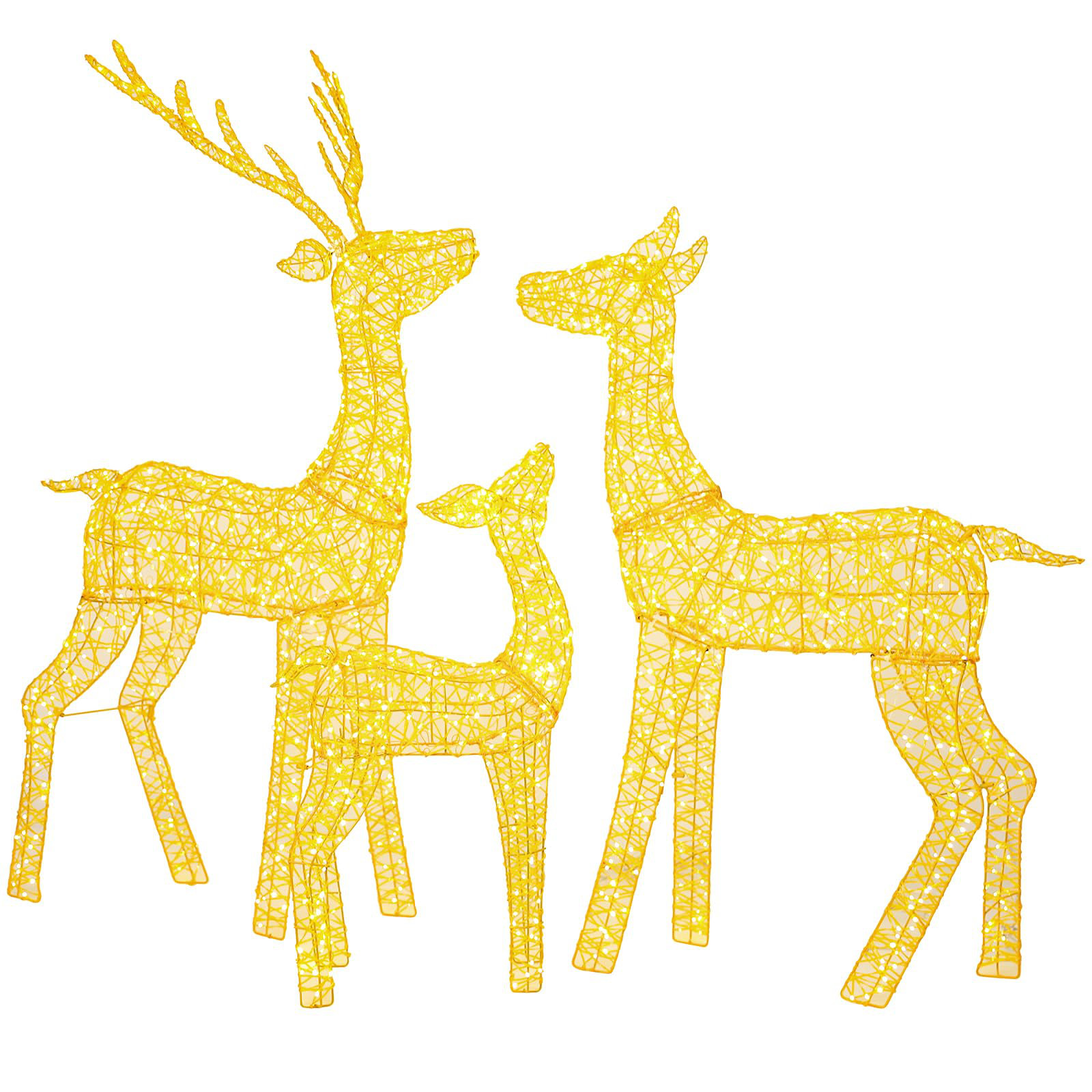 The Holiday Aisle® 4.5 FT 3D Lighted Outdoor Iridescent Christmas ...