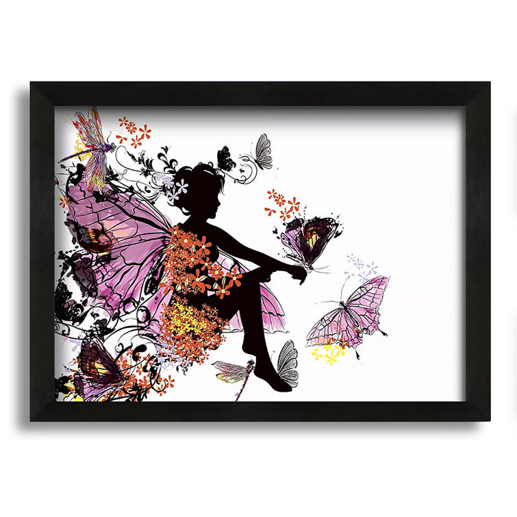 Ophelia & Co. Pixie Garden - Single Picture Frame Painting on Canvas ...