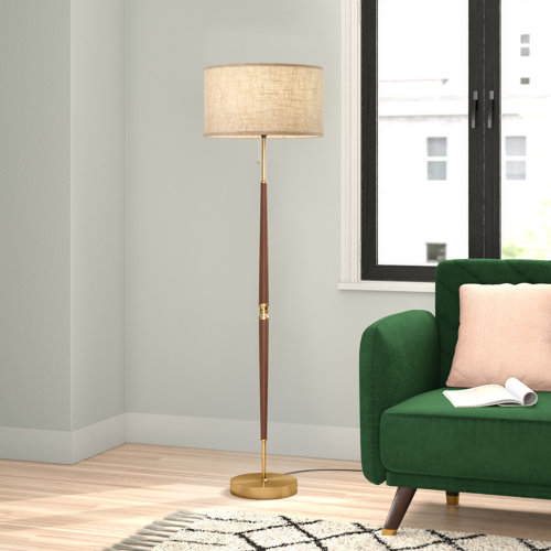 Gold Floor Lamps You'll Love | Wayfair