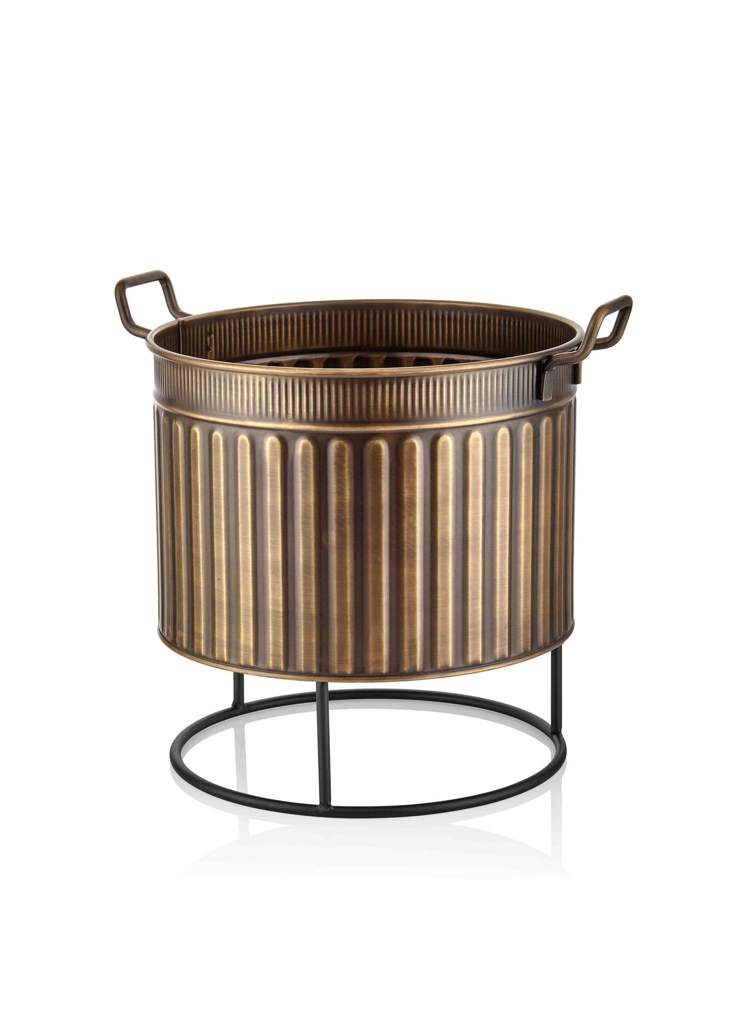 East Urban Home Decorative Metal Pot Planter | Wayfair