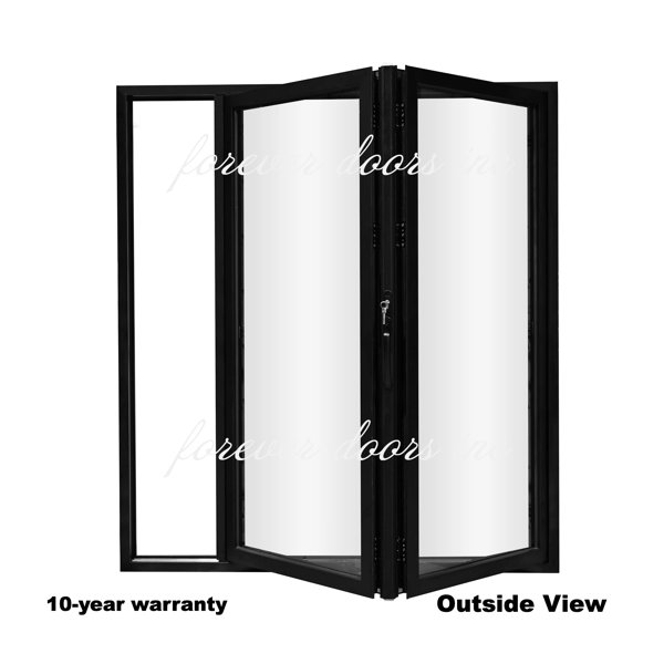 FOREVERDOORS Foever doors 2 Panel, Folded Out, Outswing,Folding Patio ...