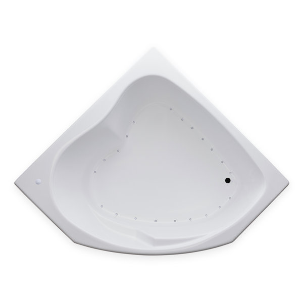 Carver Tubs 55" x 55" Drop In/Corner Air Bathtub | Wayfair