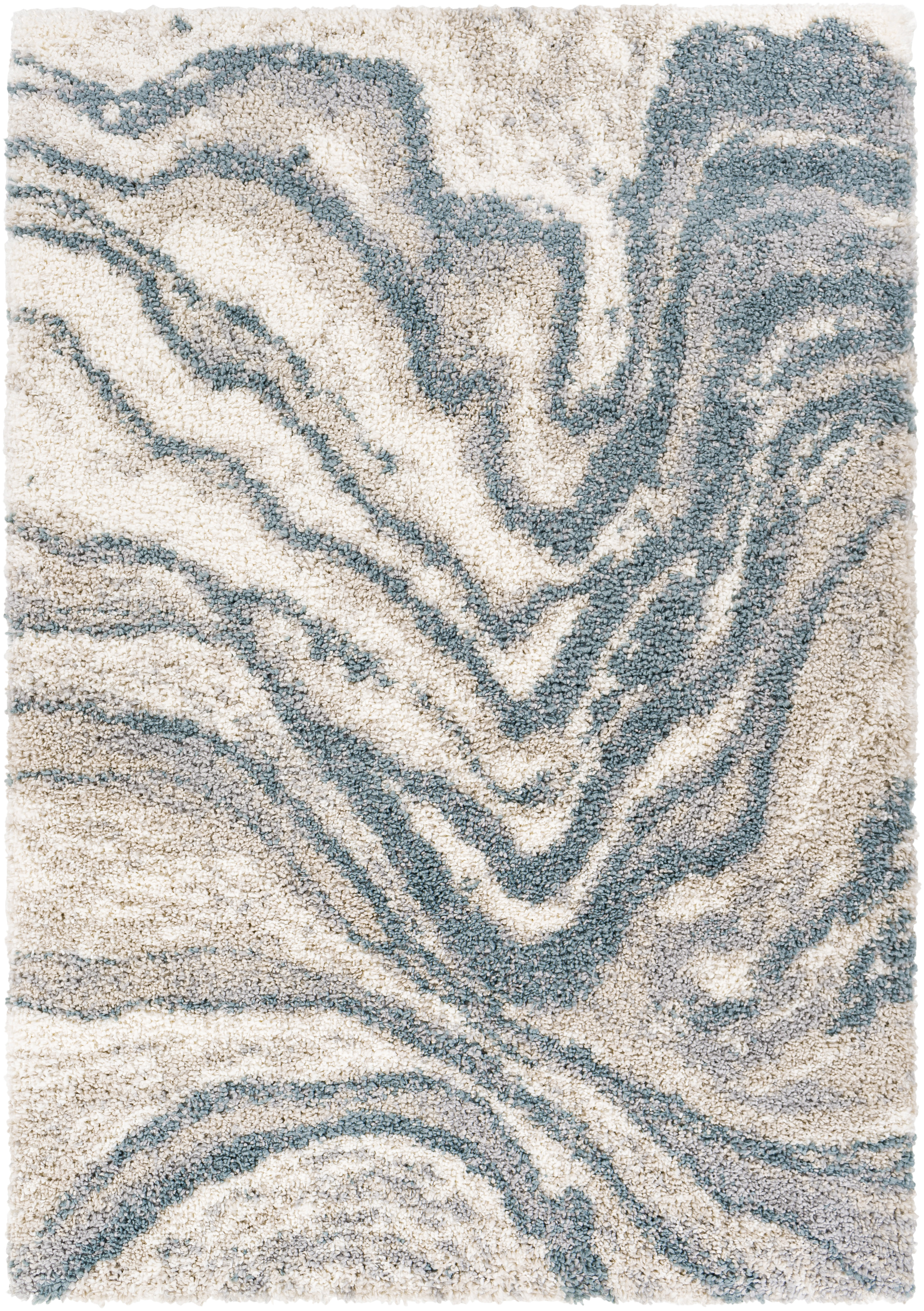 Trent Austin Design Myndi Abstract Cream/Aqua Area Rug & Reviews ...