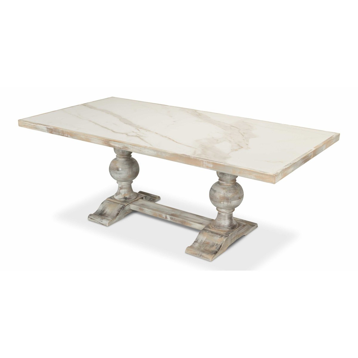 Sarreid Ltd 81" Trestle Dining Table | Perigold