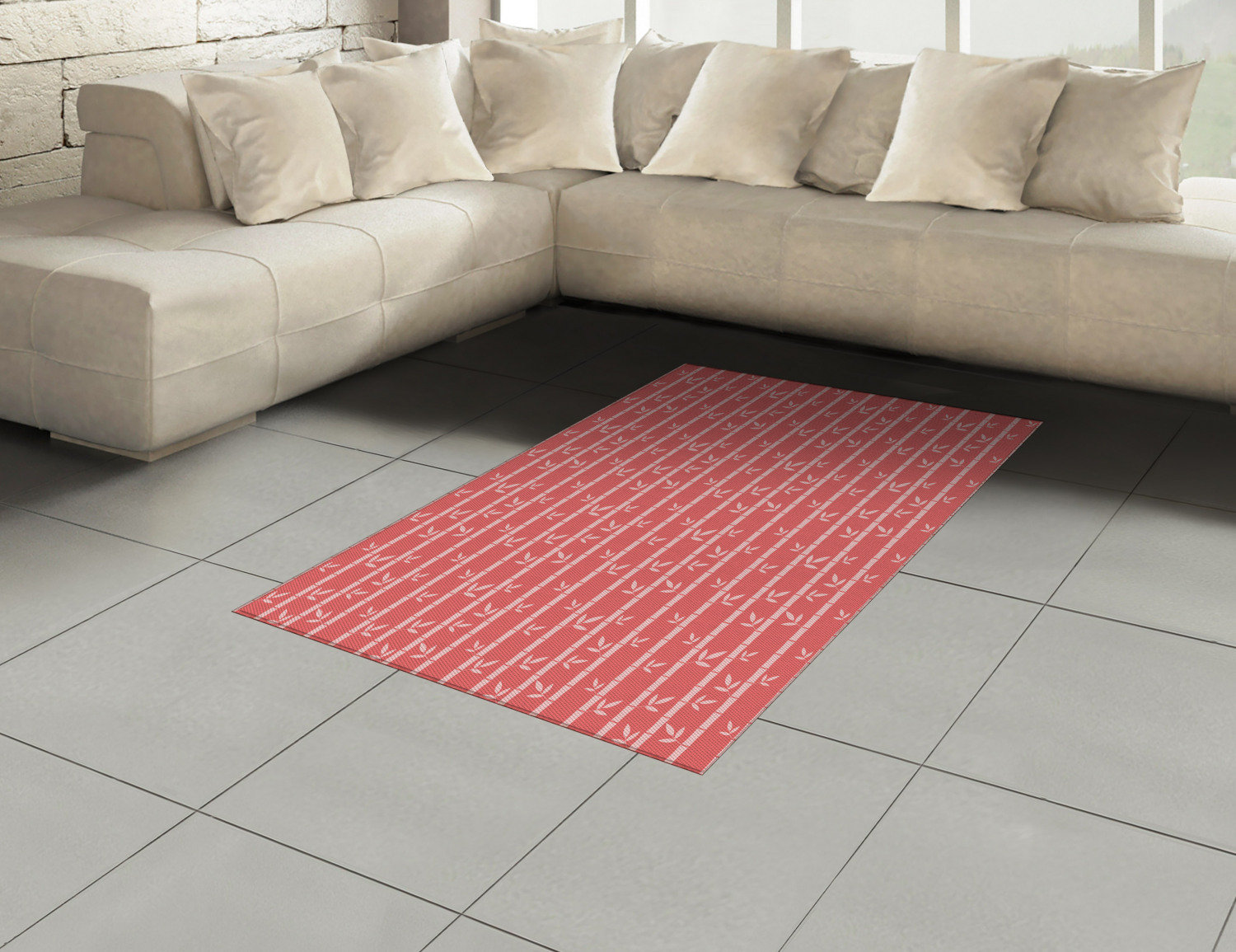 Ebern Designs Retta Flatweave Coral/Pale/Pink Rug | Wayfair.ie