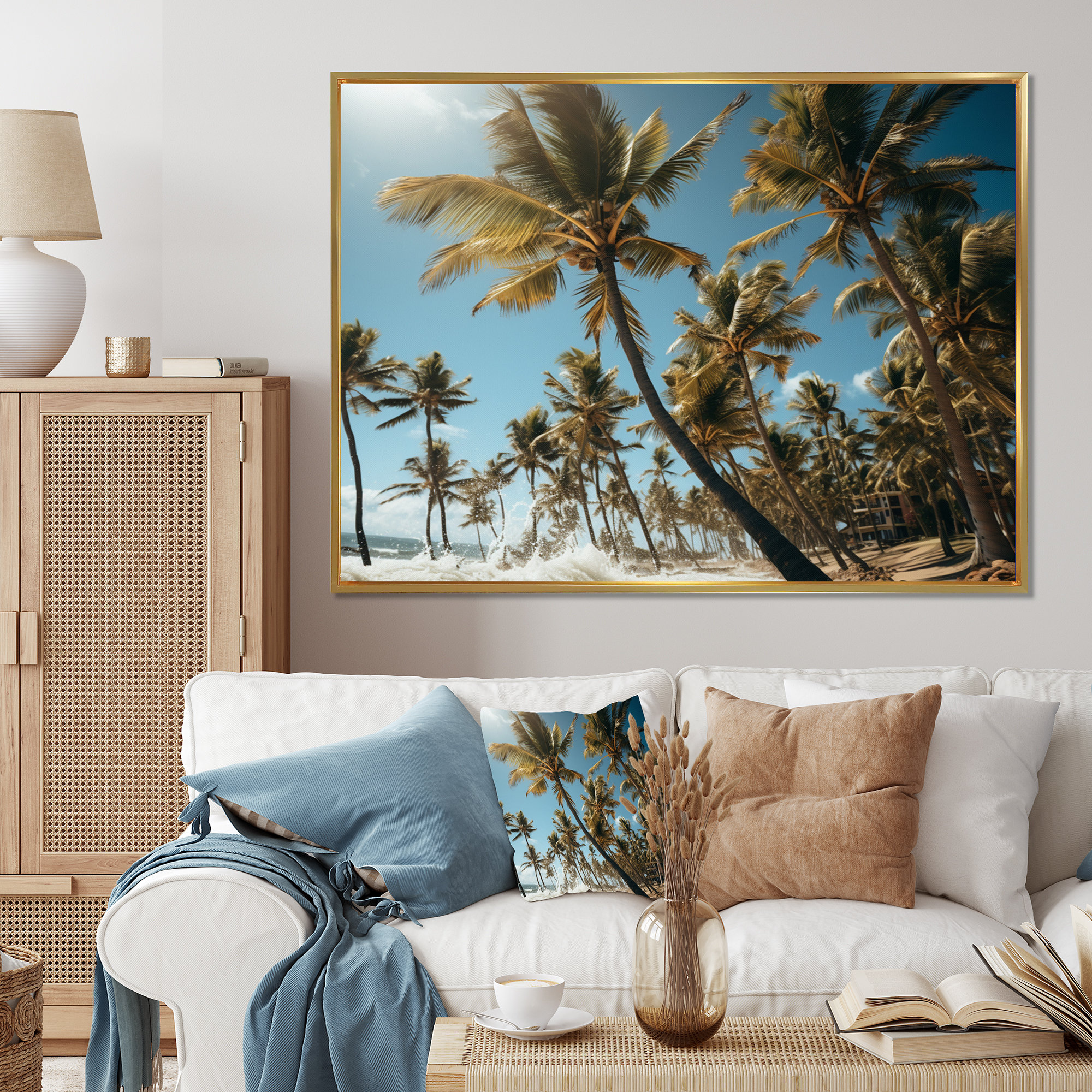 Bay Isle Home™ Palm Trees Field I - Floral Canvas Wall Art - Wayfair Canada