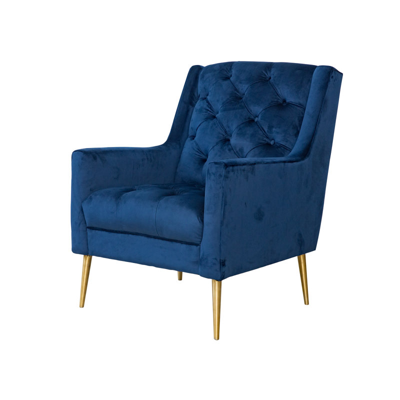 Etta Avenue™ Addilyn 29.5" Wide Tufted Velvet Wingback Chair & Reviews ...