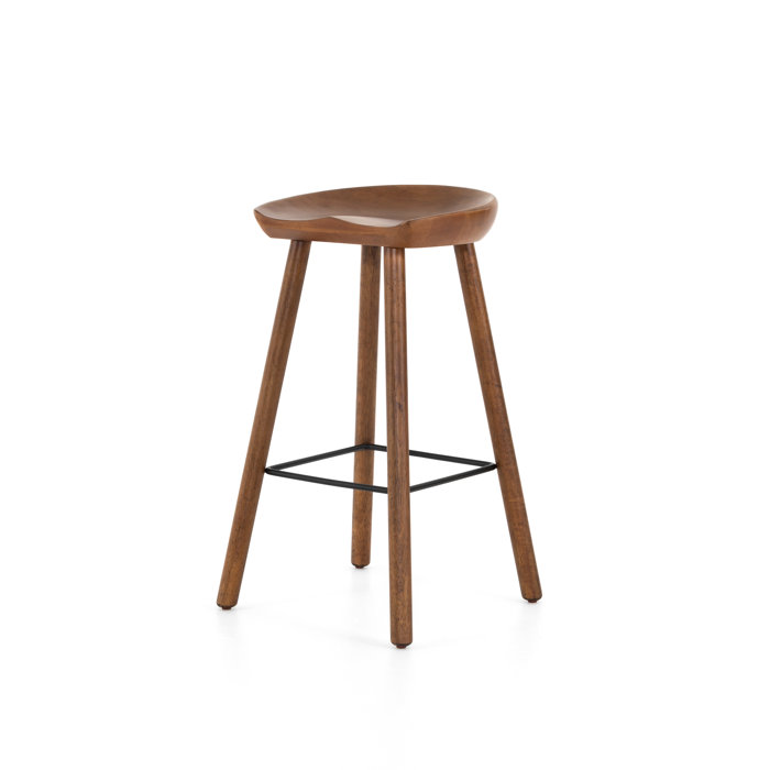 Birch Lane™ Casimer Solid Wood Stool & Reviews | Wayfair