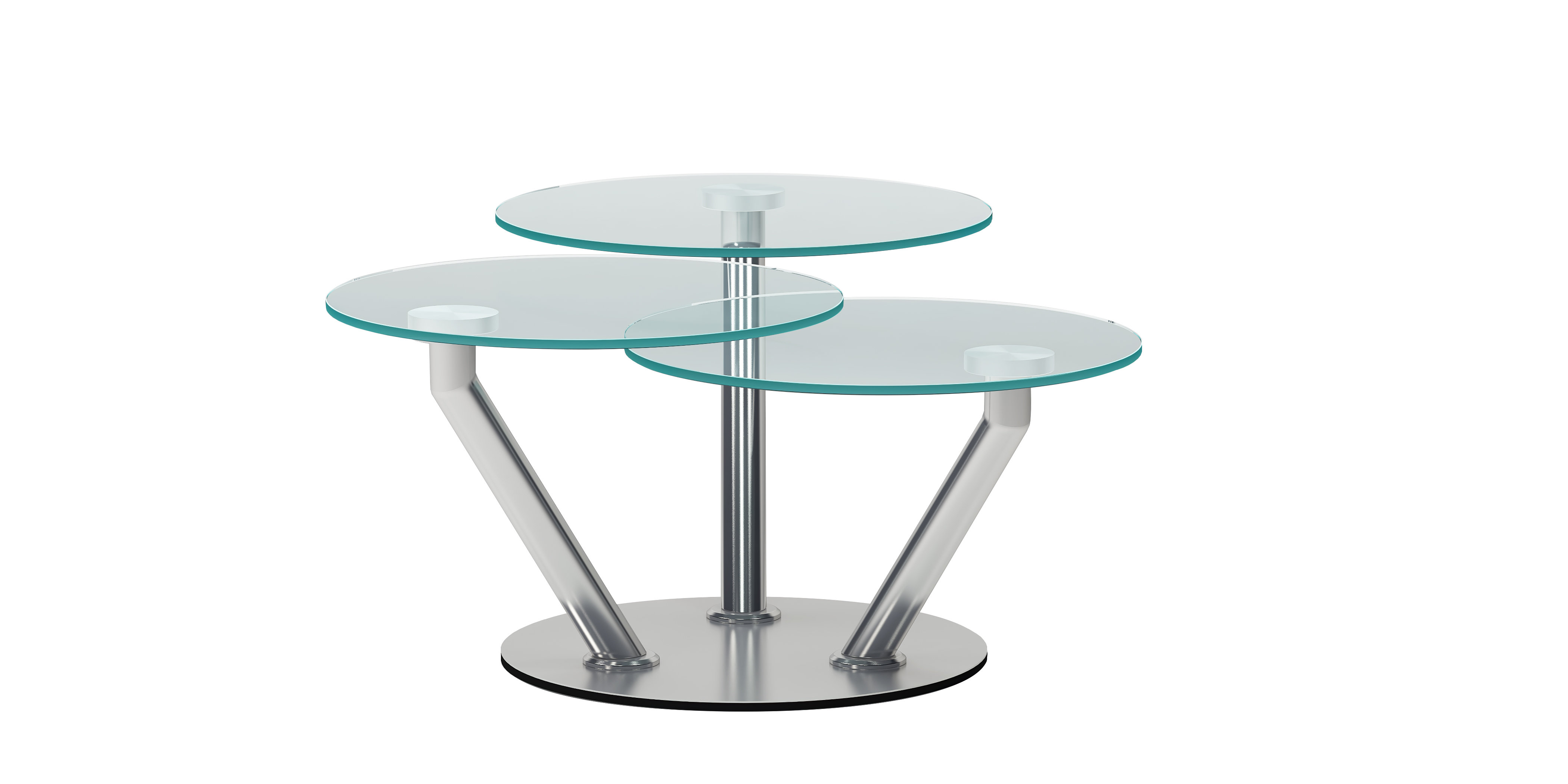 Chintaly Imports Contemporary Triple Surface Cocktail Table - Wayfair ...