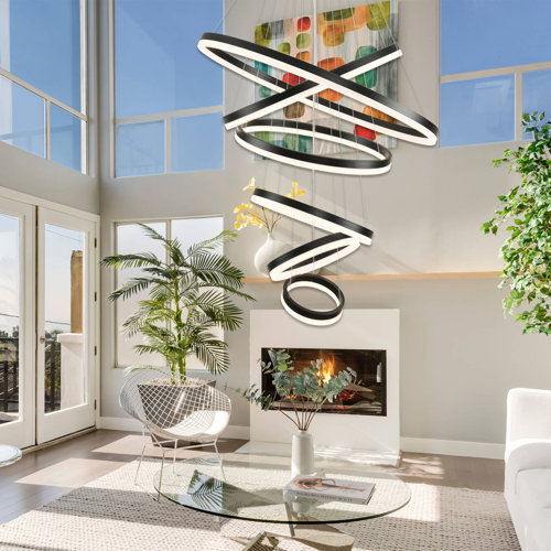 Ivy Bronx Divo LED Geometric Chandelier & Reviews | Wayfair